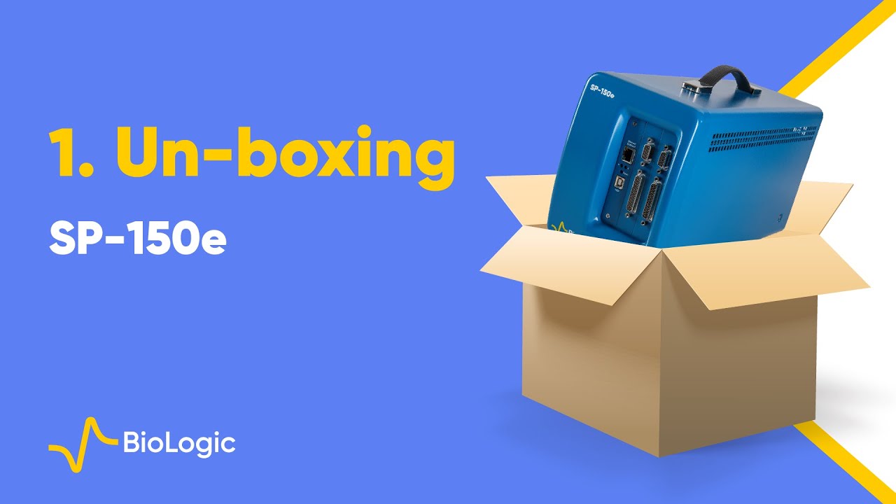 Unboxing - Getting started on the SP 150e - BioLogic - YouTube