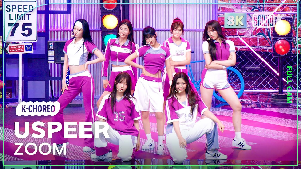 [K-Choreo 8K] 유스피어 직캠 'ZOOM' (USPEER Choreography) @MusicBank 250613 ...