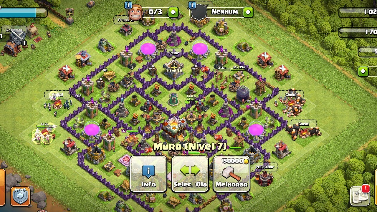 CLASH OF CLANS: novo layout CV11! - YouTube