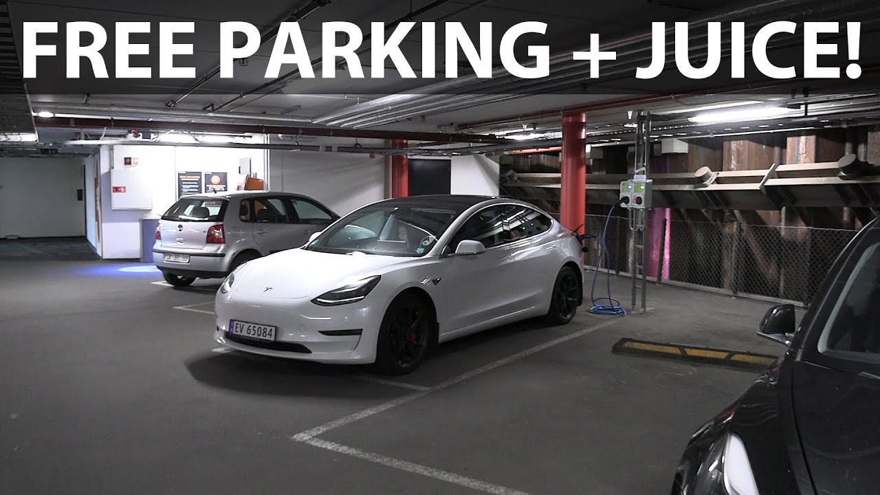 Free 22 kW charging at Vulkan Parking in Oslo - YouTube