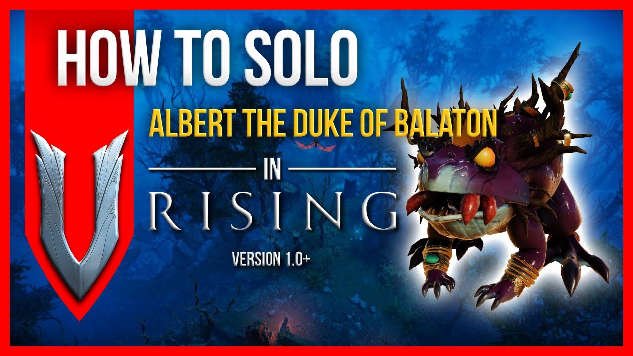V Rising Solo Boss Guide - Albert the Duke of Balaton - YouTube
