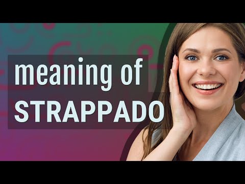 Strappado | meaning of Strappado - YouTube