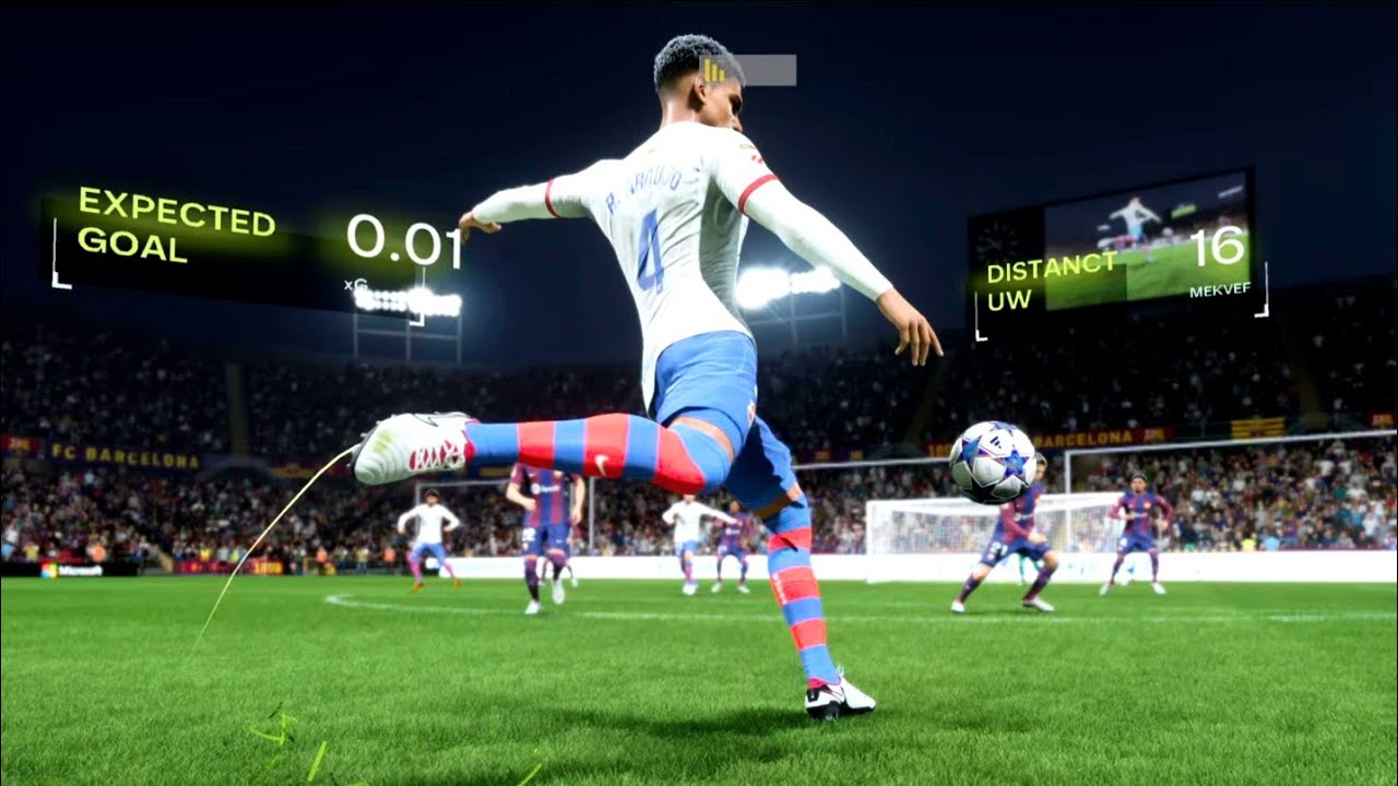 EAFC24 PS5 - Araujo insane power shot goal - YouTube