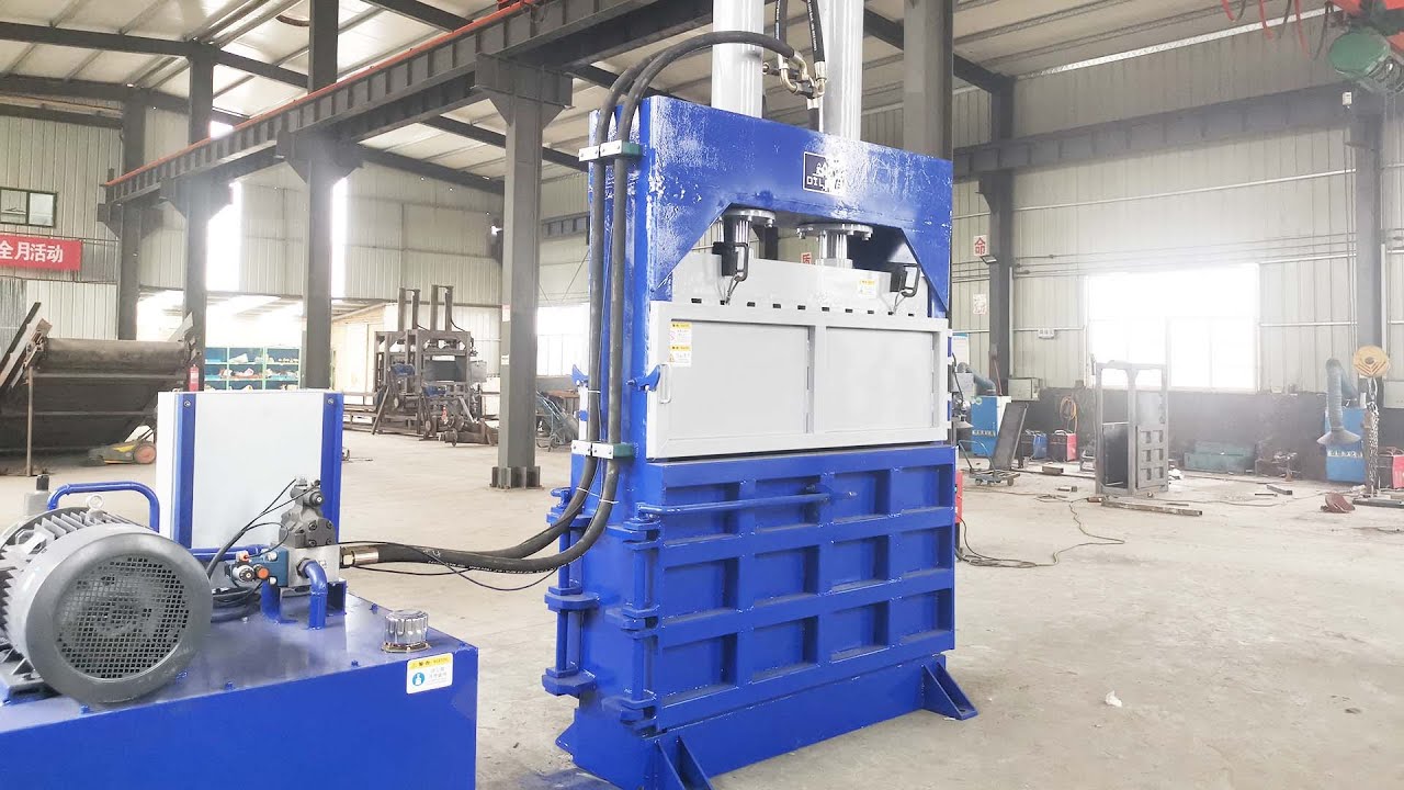 Raw Jute Bale Press Packing Machine Price - YouTube
