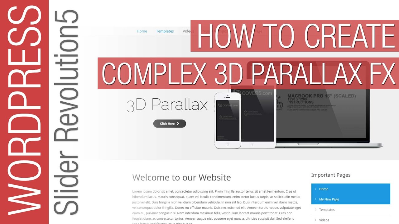 How To Create Complex Parallax in Slider Revolution 5 - YouTube