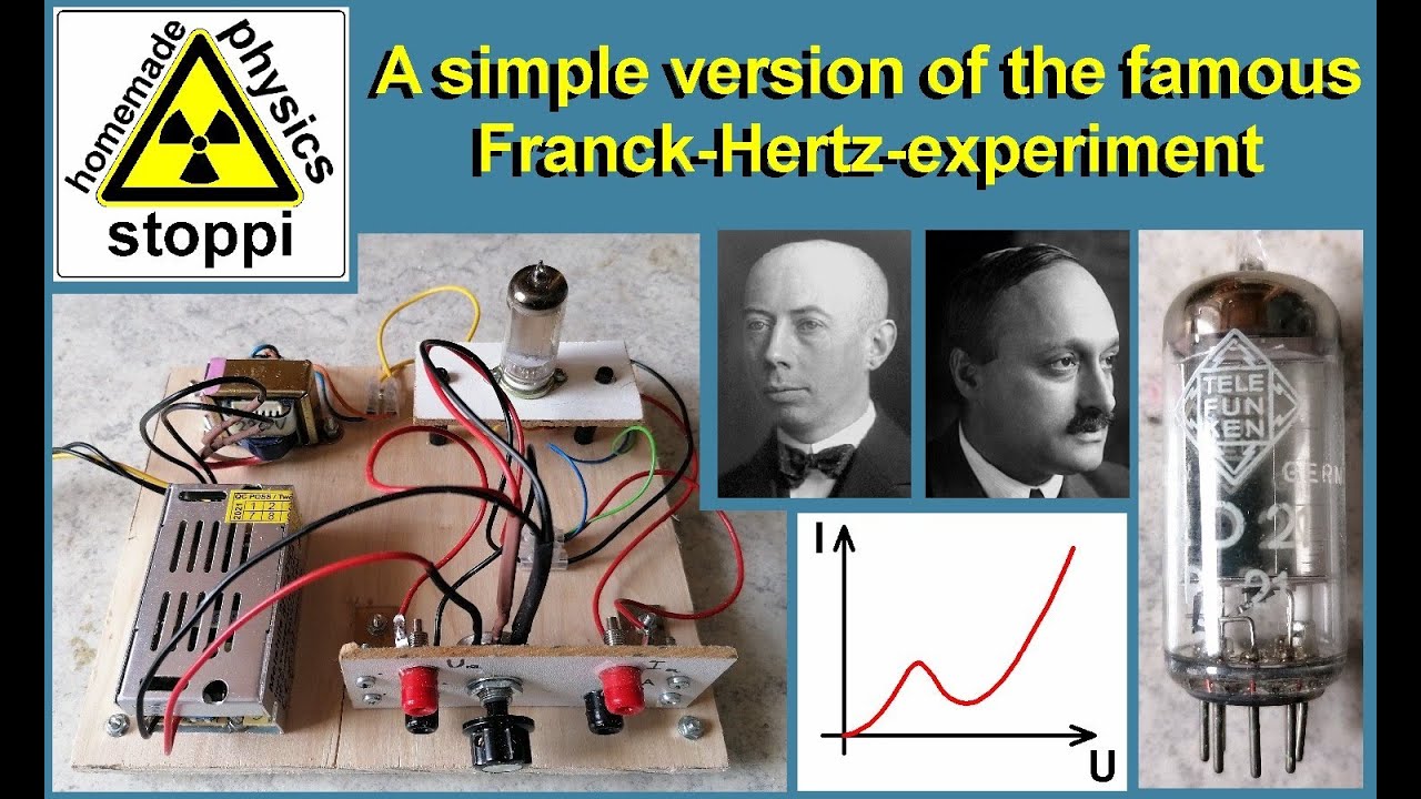A simple version of the famous Franck-Hertz-experiment to confirm ...
