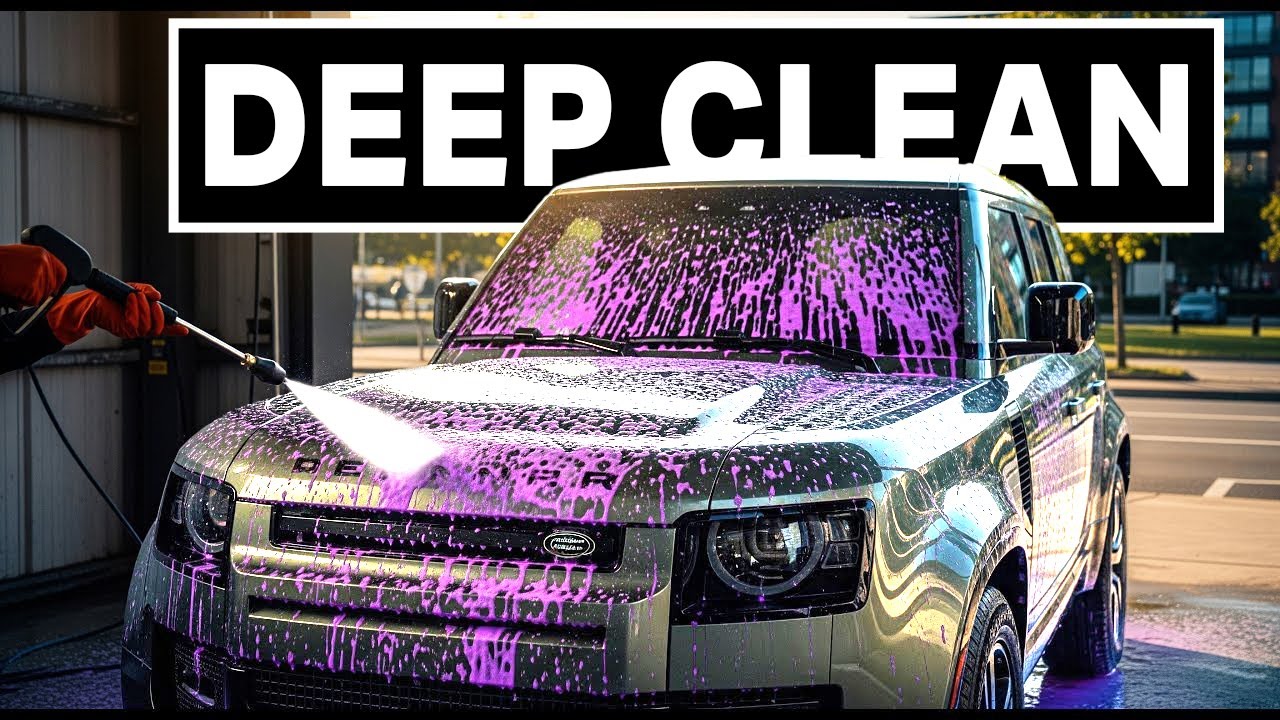 Satisfying Off-Road Car Wash | Deep Cleaning a Muddy Land Rover ...