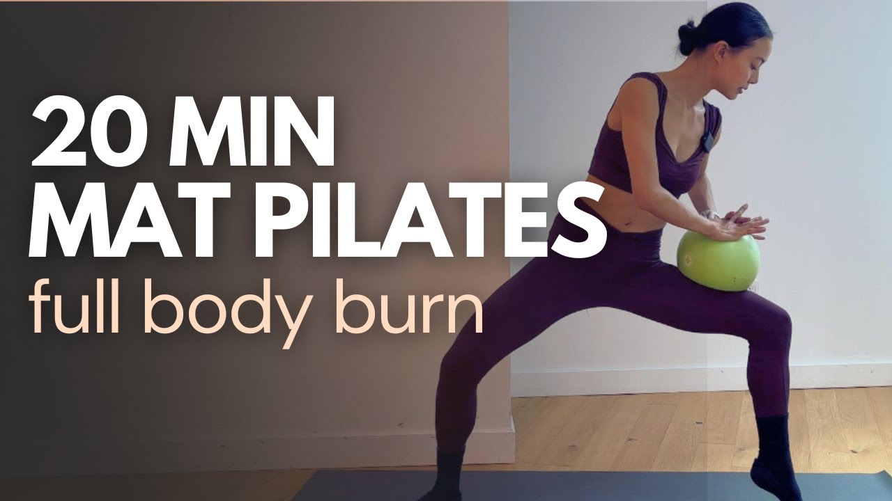 20 MIN FULL BODY WORKOUT || At- Home Mat Pilates Workout - YouTube