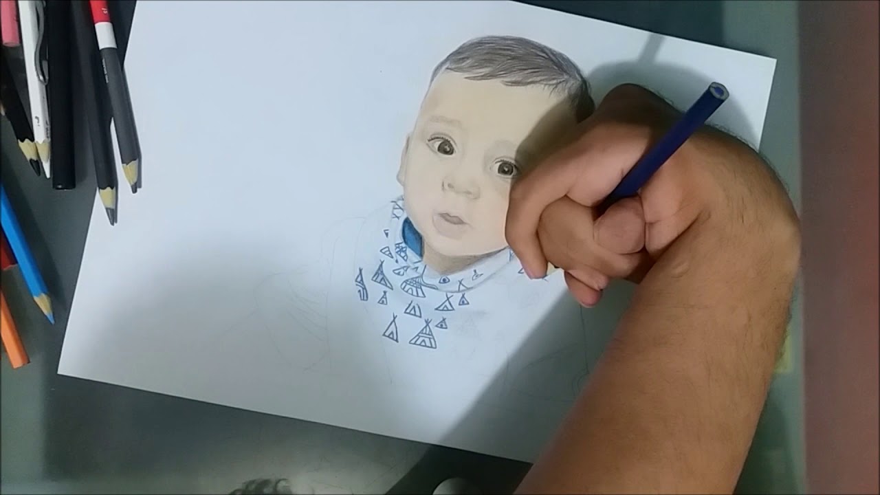Encomenda do Canal / Speed Drawing Baby - YouTube