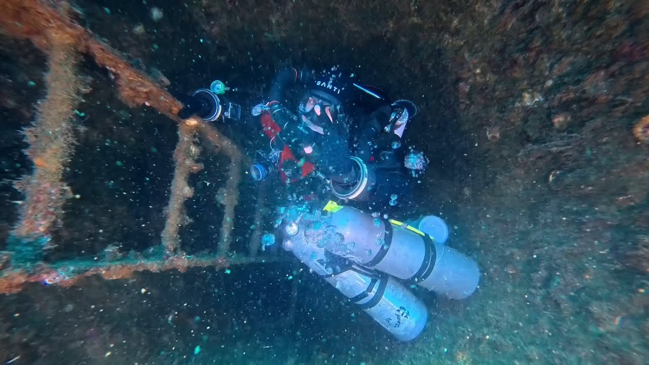 Exciting dive at the Haven wreck - 21/09/2025 - YouTube