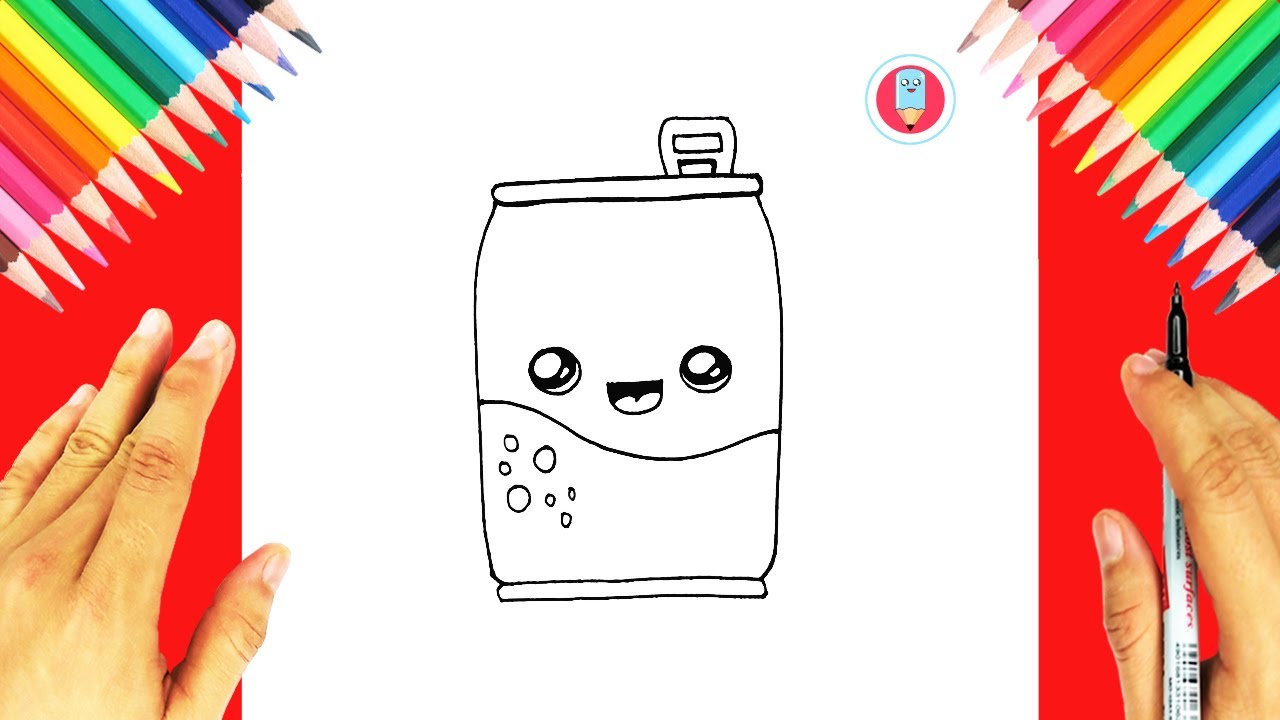 How to Draw a Beverage, Step by Step, Easy Draw | Cute Drawings. - YouTube
