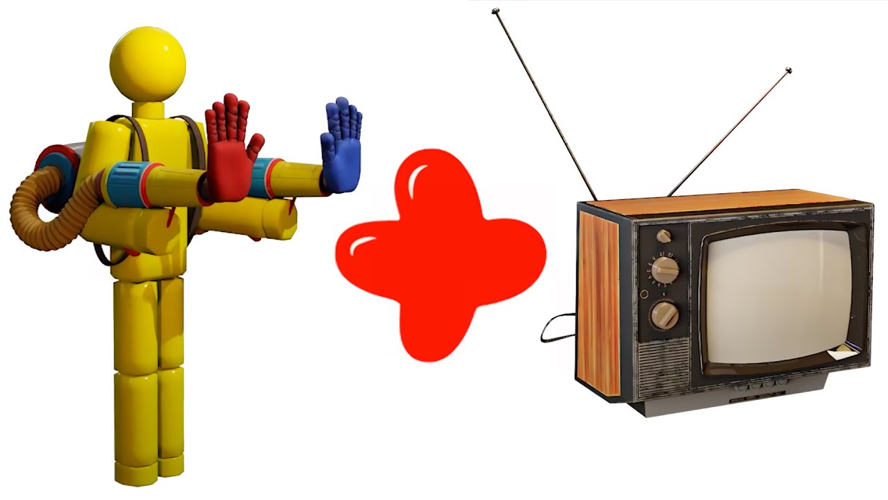 The Player + Old TV = Poppy Playtime Animation - YouTube