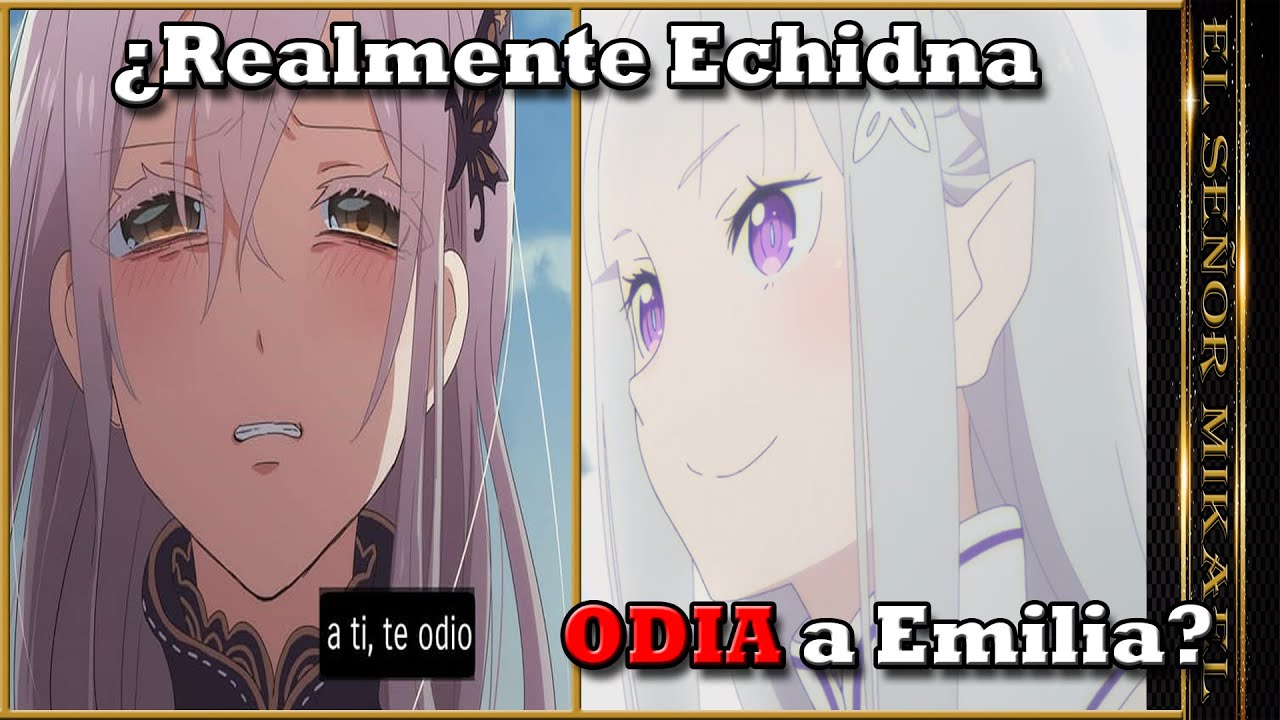 ¡Respuestas de la Novela! ¿Por qué Echidna DESPRECIA a Emilia? Re zero ...
