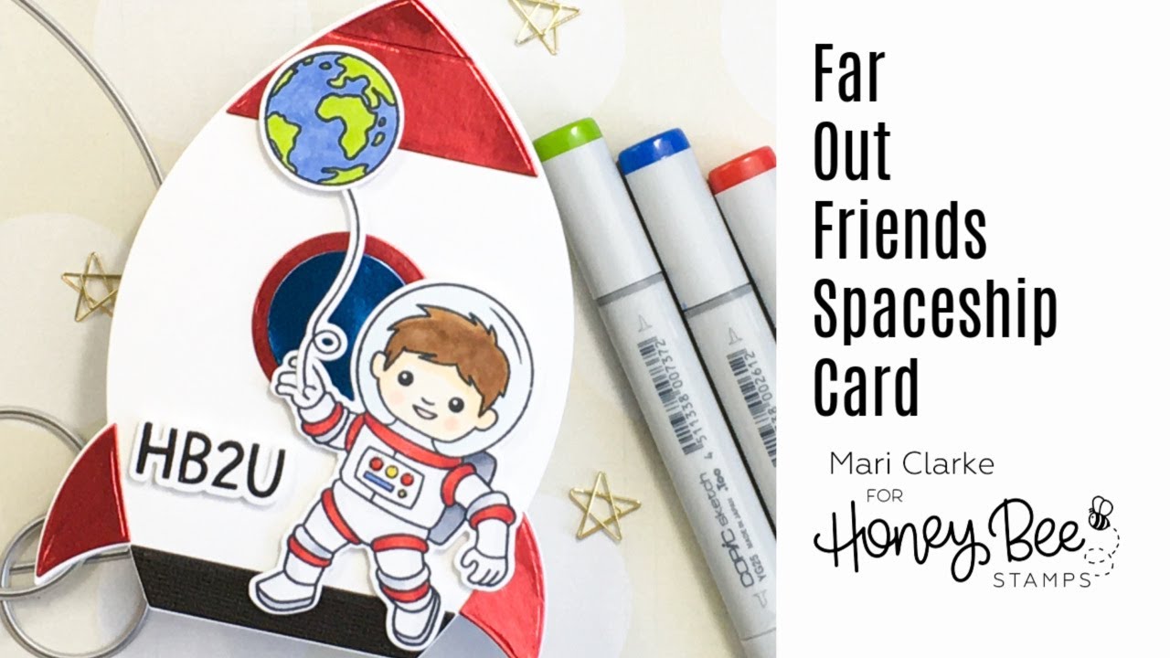 Far Out Friends Space Ship Card | April Release - YouTube