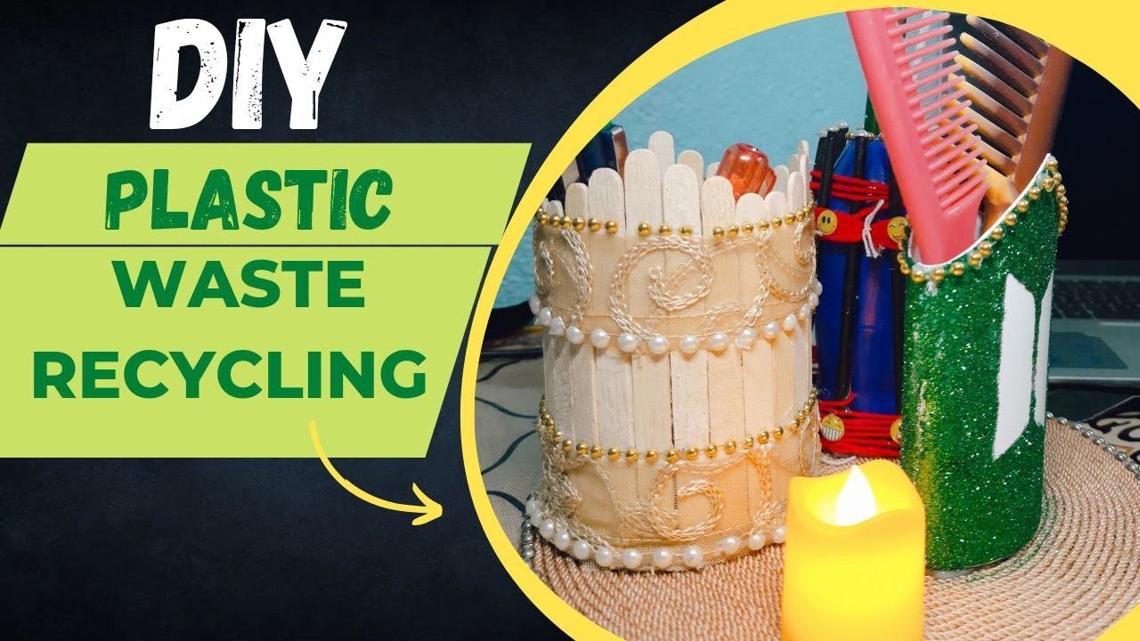 DIY: Plastic waste recycling #to save the world #youtube #world #craft ...