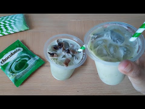 ES CHOCOLATOS MATCHA ENAK DAN MUDAH BIKIN DIRUMAHAJA - YouTube