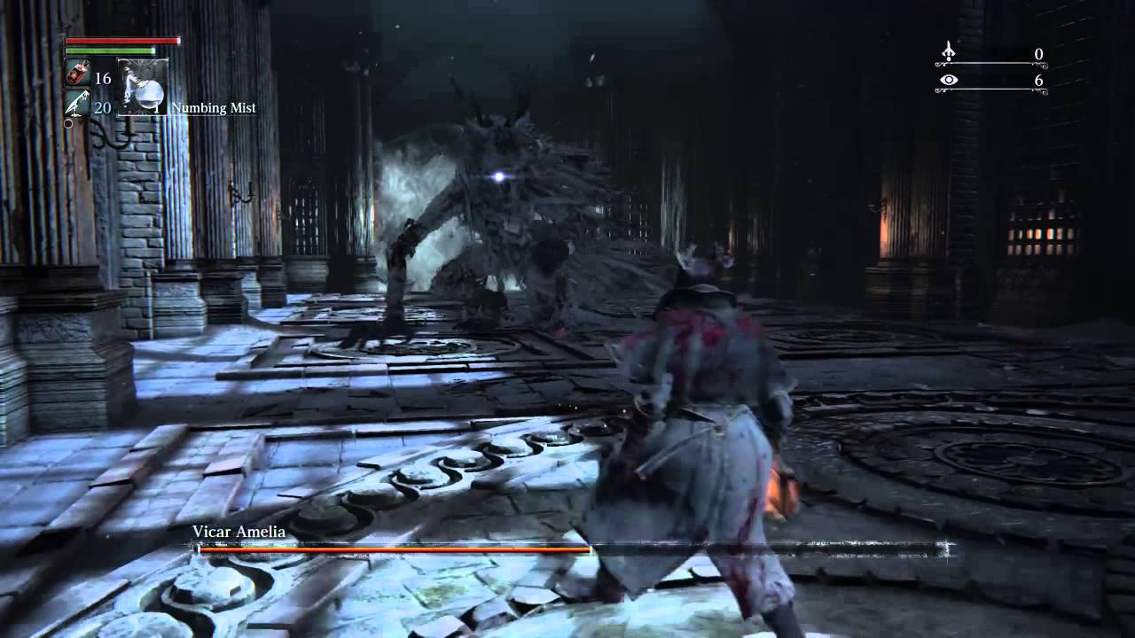 Bloodborne Vicar Amelia waste of skin Kill - YouTube