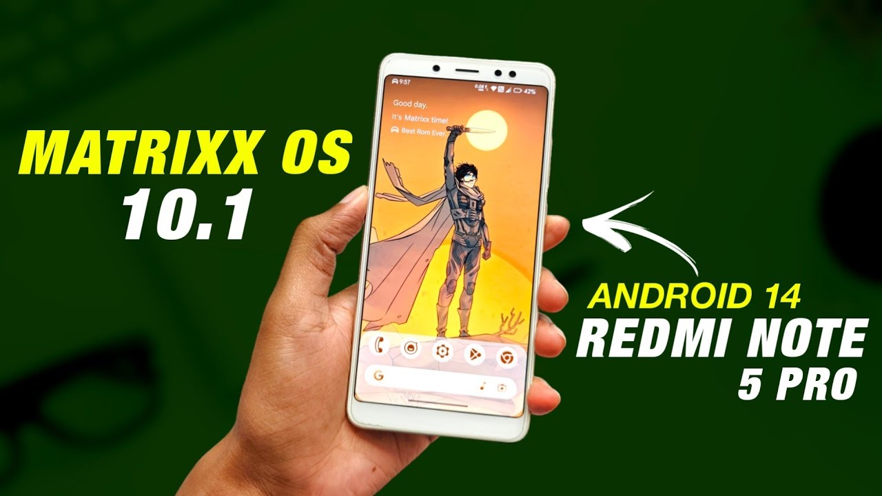 Matrixx OS 10.1 Official For Redmi Note 5 Pro | Android 14 | New ...