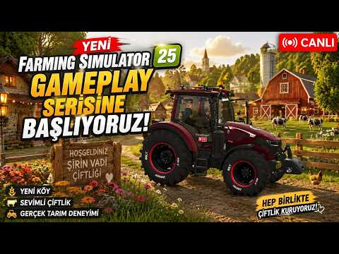 🔴TEK PARÇA 630 DEKAR BUĞDAY HASADI - Farming simülator 2025  Canlı Yayın     #55ragnar