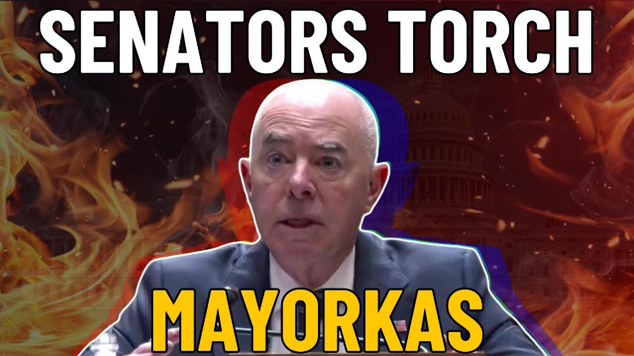 GOP Senators TORCH Mayorkas - YouTube
