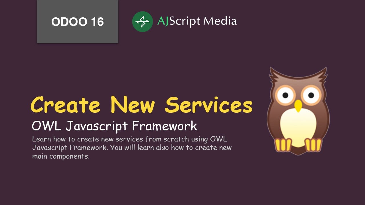 Create New Services from Scratch - OWL Javascript Framework - YouTube