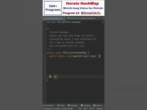 [Beginners] Iterate HashMap in Java #Shorts #java #coding #trending #programming - YouTube