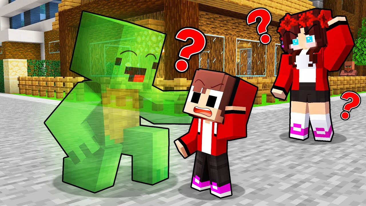 Baby JJ and Mikey Ghost - Sad Story - Maizen Minecraft Animation - YouTube