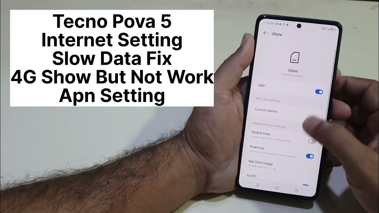 Tecno Pova 5 InterNet Setting | How to Making Apn - YouTube
