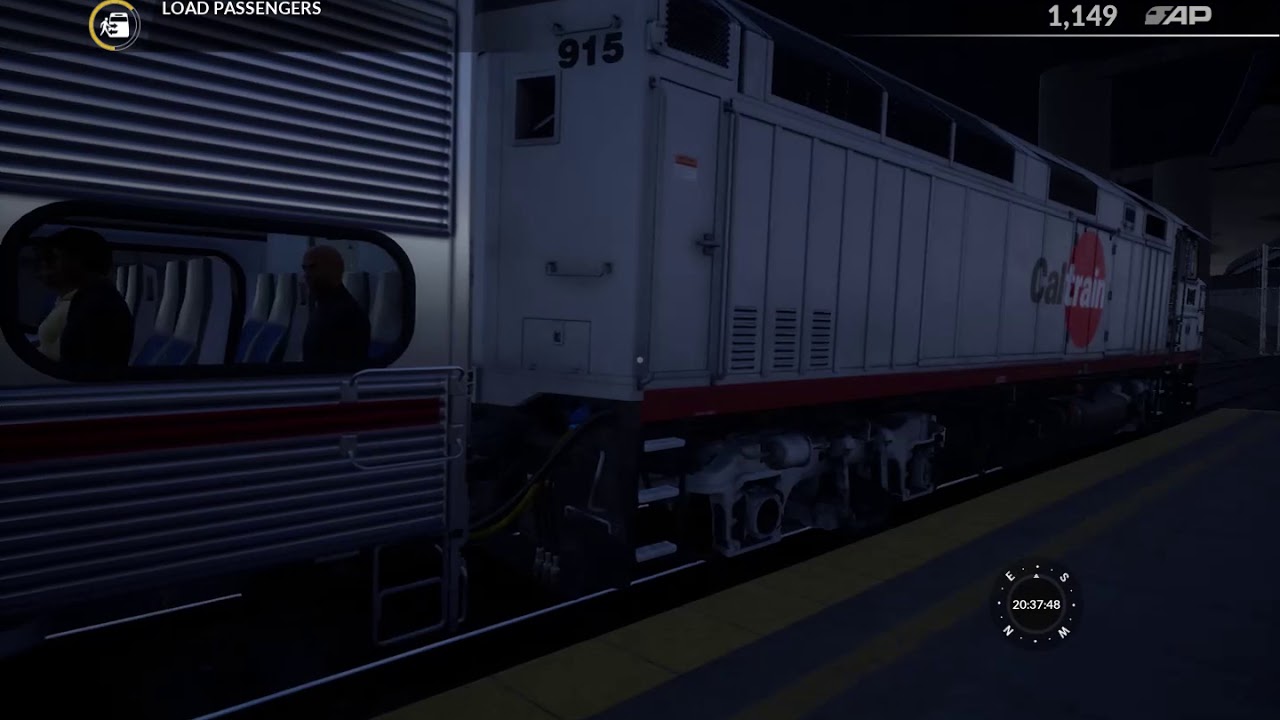 Night Run, Peninsula Corridor: San Francisco to San Jose, Train Sim ...