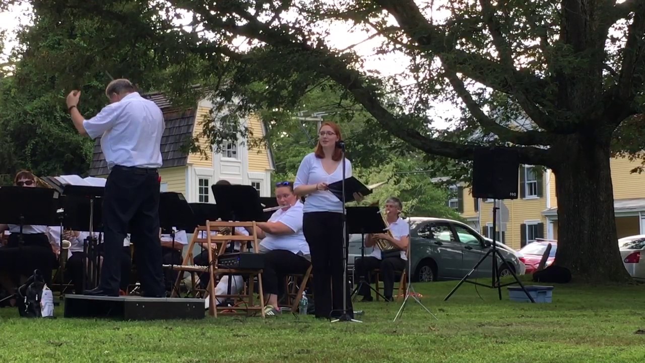 Windham concert band, windham concert- Cass singing - YouTube