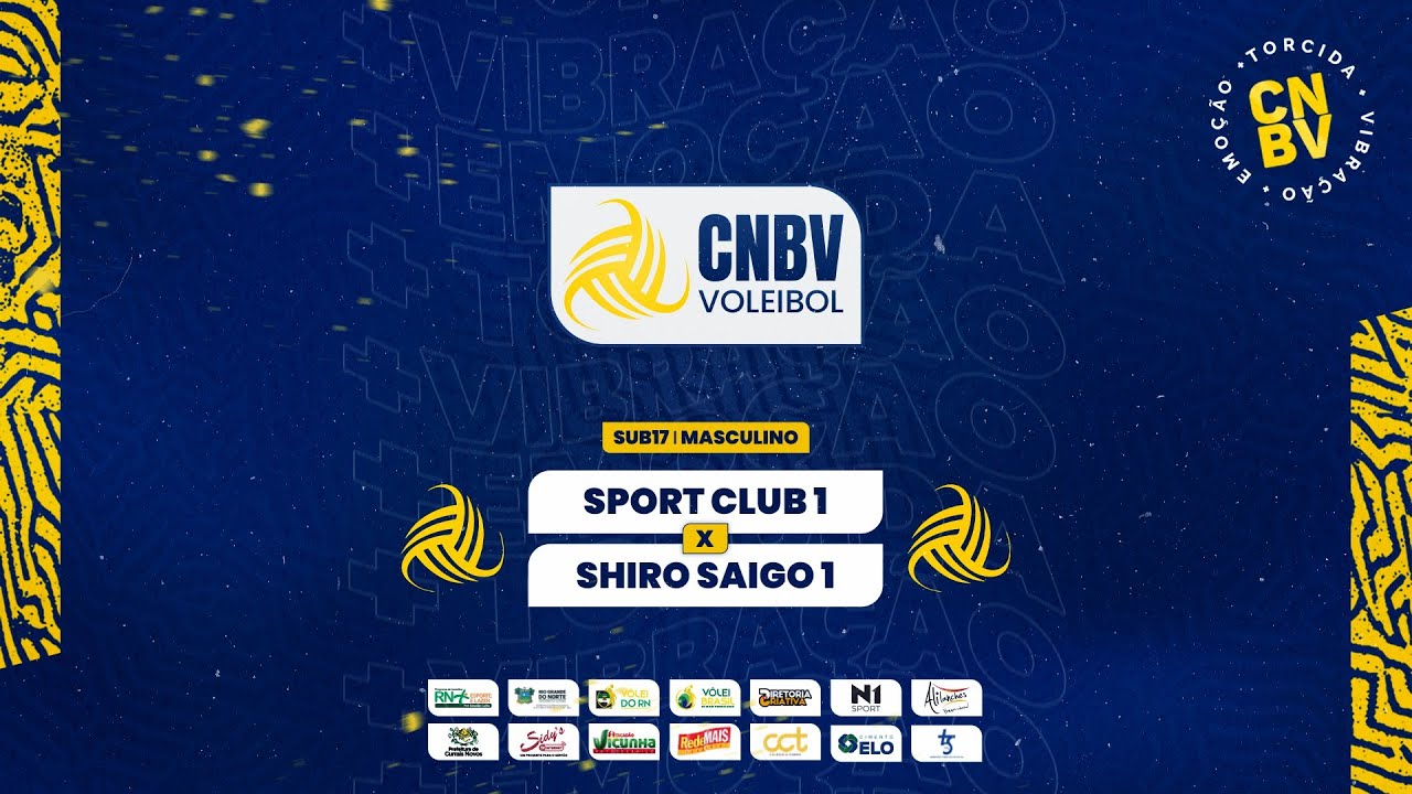SPORT CLUB 1 X SHIRO SAIGO 1 I SUB17M I CLASSIFICATÓRIA I CNBV2023 ...