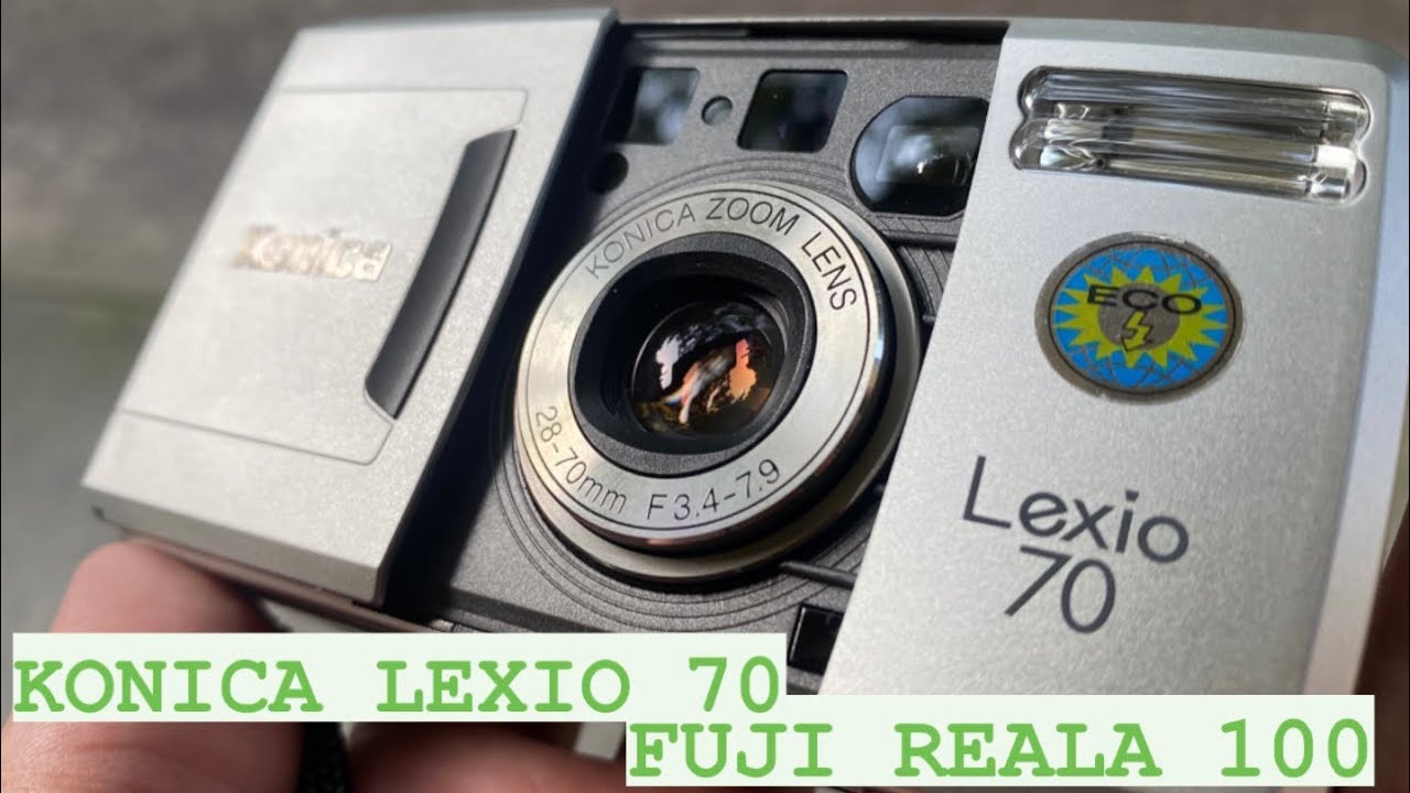 konica lexio 70 fujicolor superia reala 100 - YouTube