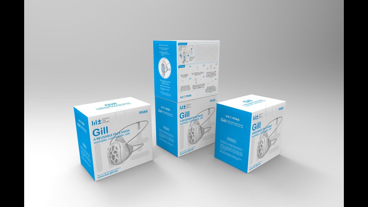 Gill Mask Reusable Respirator - live demo - YouTube