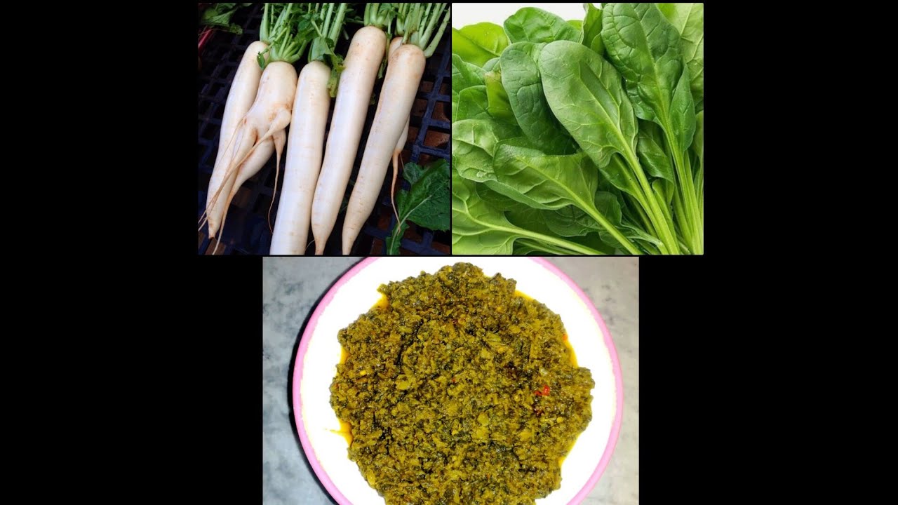 Moli Or Palak Ki Sabzi Recipe | Moli Ka Salan | Moli Palak Salan Recipe ...