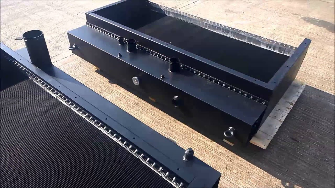 Replacement STX Cummins KTA38 EDG Radiator - YouTube