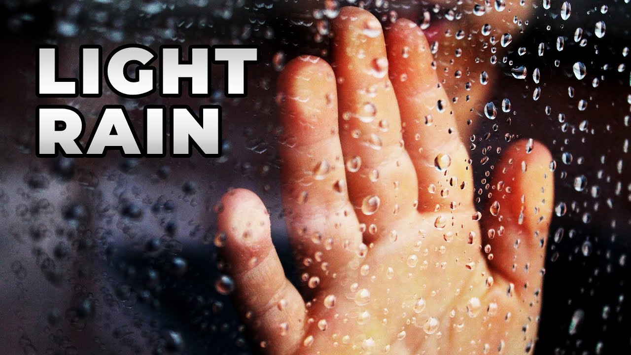 Rain Sound On Window with Thunder SoundsㅣLight Rain for Sleep, Study ...