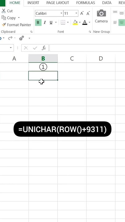 How to use unichar function in Excel tips and tricks 😉💪🏻. - YouTube