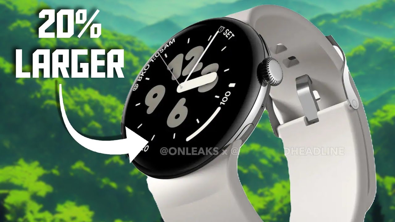 Pixel Watch 3 XL is REAL Size Comparison - YouTube