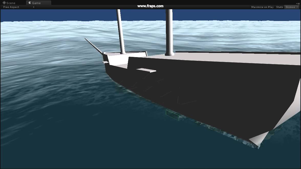 Unity Ship in the water - YouTube