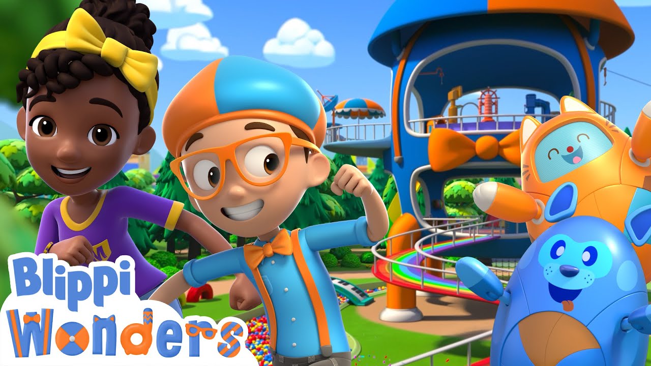 Blippi's Great Playground Build! | 🤩 Blippi Wonders | Learning Videos ...