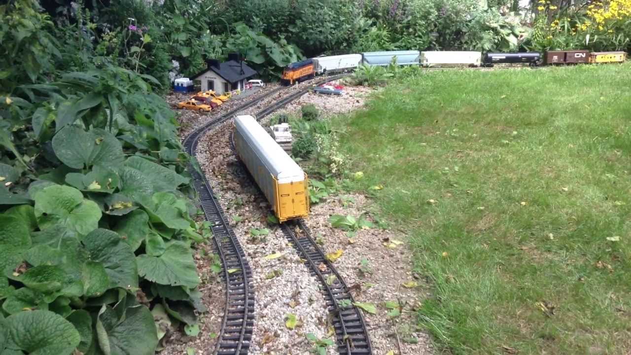 "G Scale" Chessie System Model Train 8/23/13 Columbia Photos - YouTube