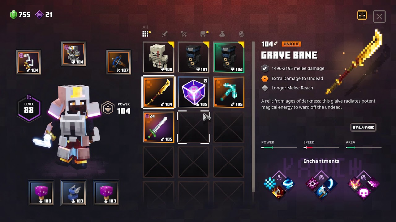 Minecraft Dungeons most op build currently in the game on Apocalypse VI ...