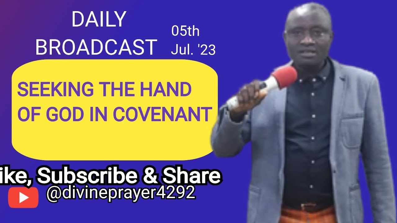 SEEKING THE HAND OF GOD IN COVENANT - YouTube