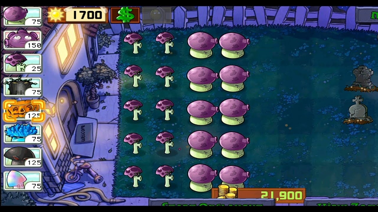PVZ - Last stand - NIGHT. - YouTube