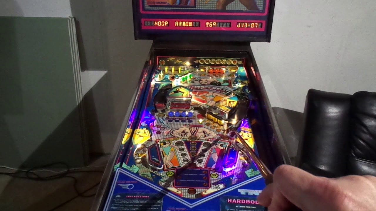 Bally Hardbody Pinball Light Matrix - YouTube