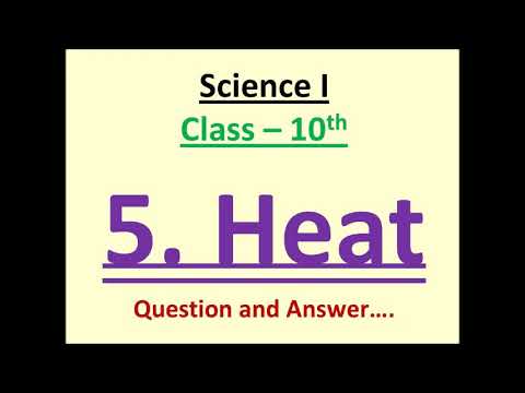5.Heat (Questions and Answers) - YouTube