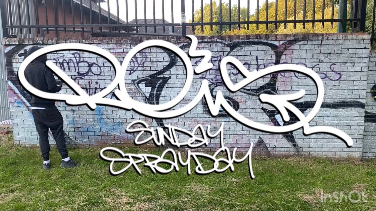 Sunday Sprayday Ep. 74 - bright colourful graffiti in the park - YouTube