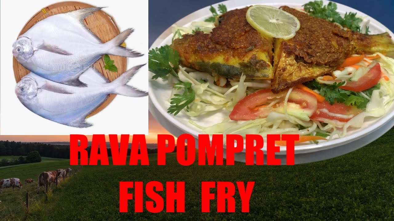 RAVA POMFRET FISH FRY - YouTube