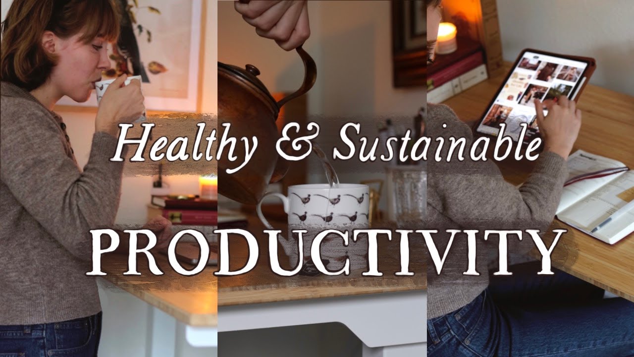 5 Healthy Ways To Be More Productive || productivity starts with being ...