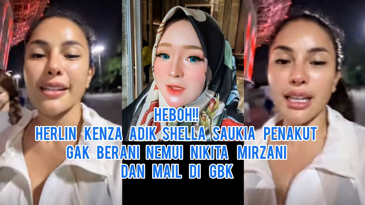 Heboh!! Ternyata Herlin Kenza Adik Shella Saukia Penakut Gak Berani ...